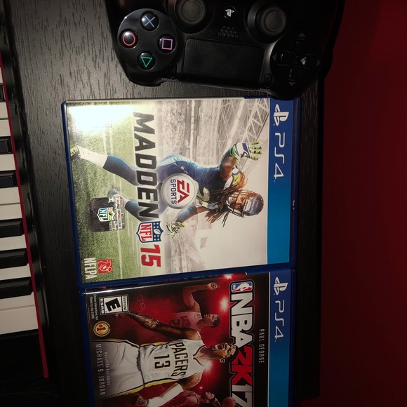 Other | Dualshock 4 Controller Bundle Madden 15 And 2k17 | Poshmark